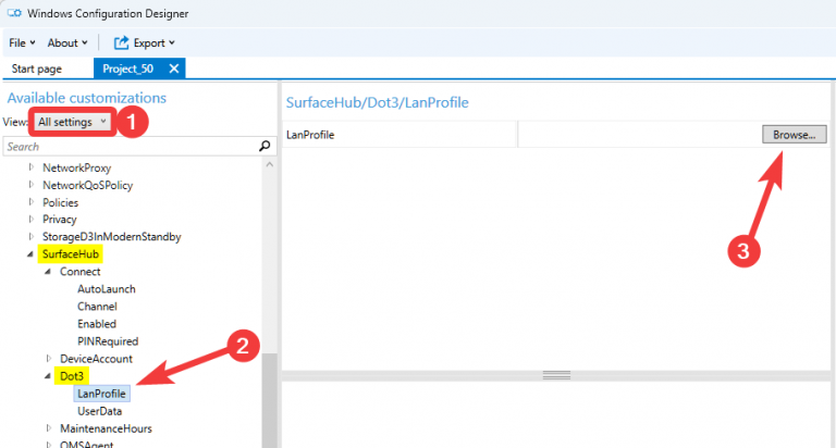 Configure 802.1x Authentication on Surface Hub