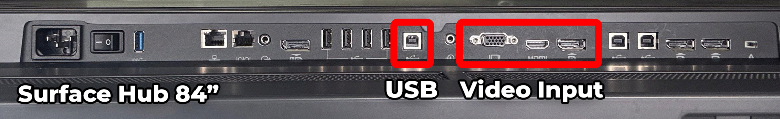 How to Use Surface Hub v1 as External Interactive Display